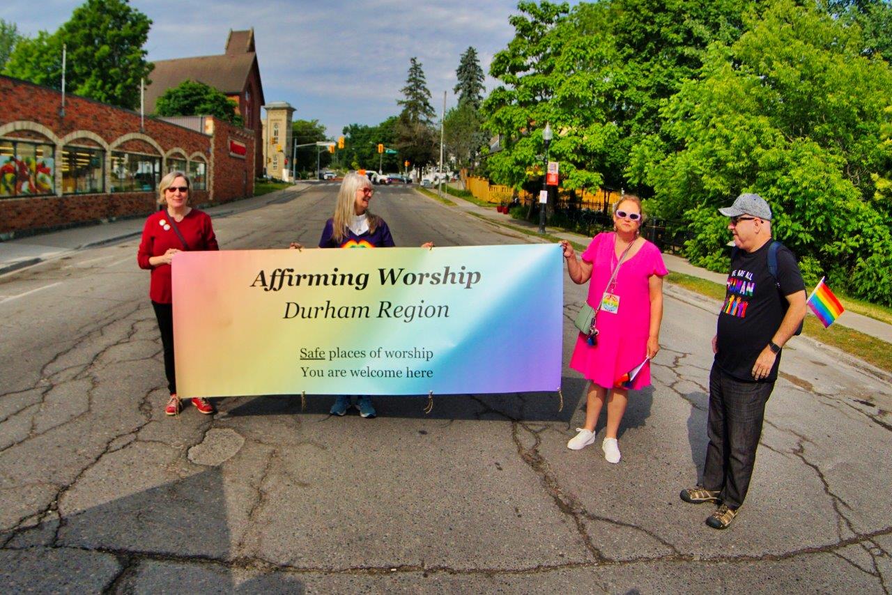 Clergy walk in Pride march - The Toronto Anglican